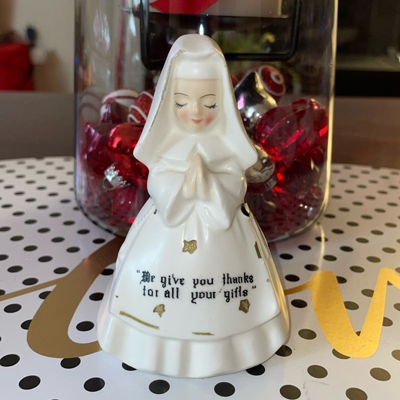 Enesco | Accents | Vintage 95s Enesco Nun Porcelain Bell | Poshmark